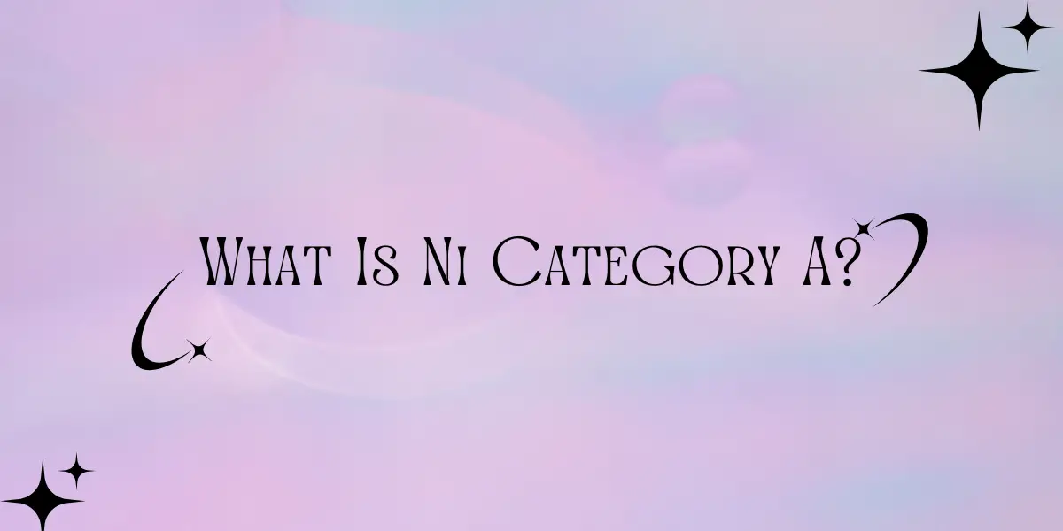 What Is Ni Category A In UK – fastaccountant.co.uk